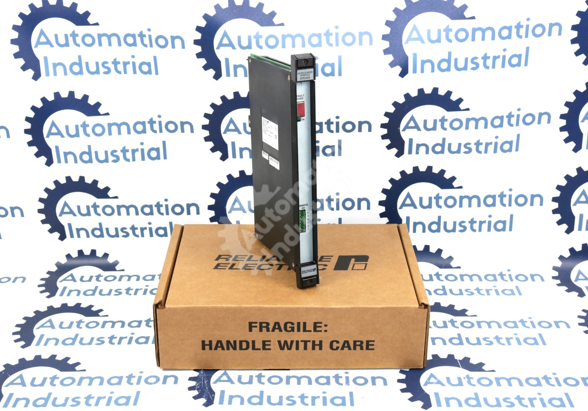 57C443 By Reliance Electric A-B RIO Remote I/O Scanner Interface Modul