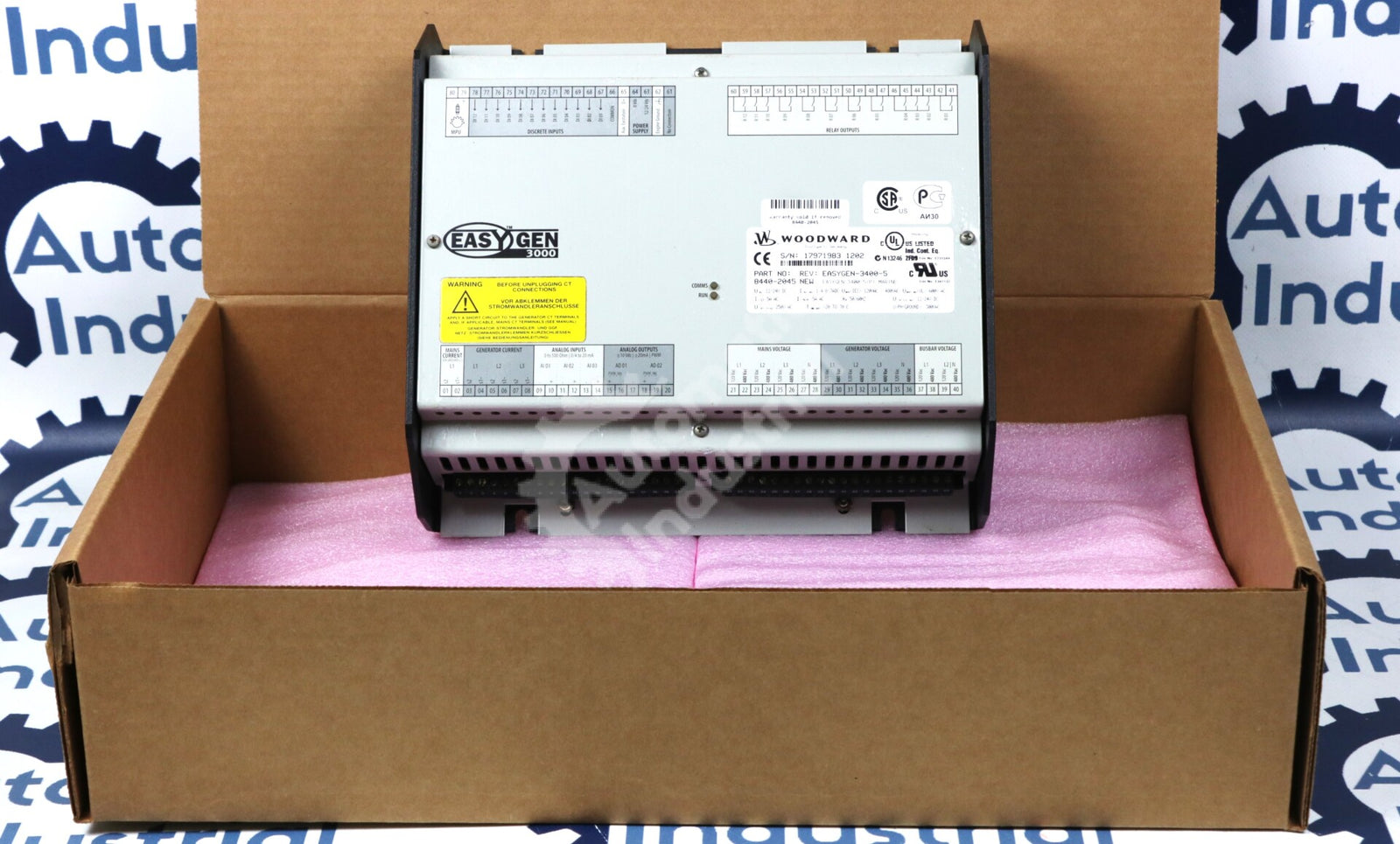 8440-2045 By Woodward EASYGEN-3400-5 Genset Controller Generator Contr ...