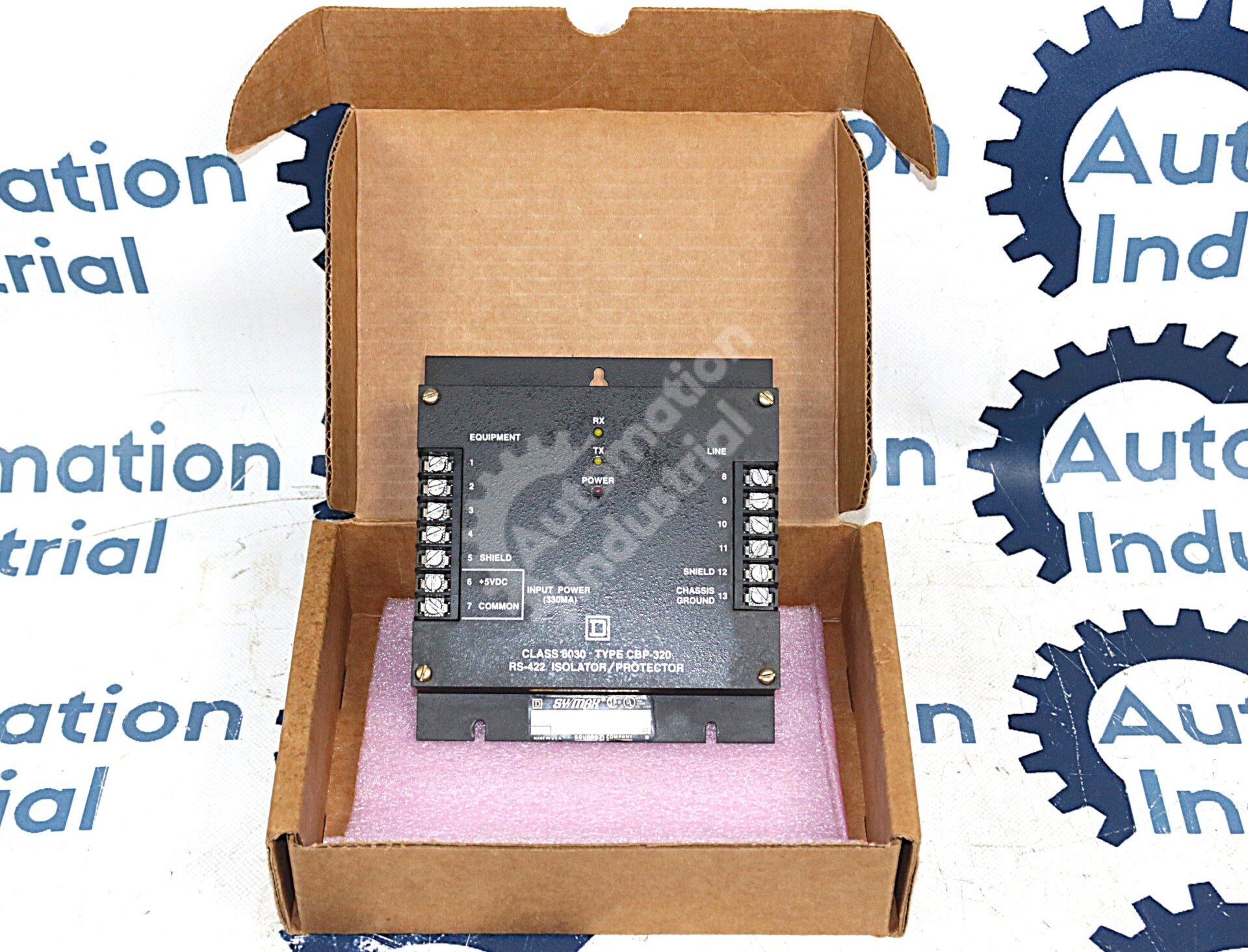 CBP-320 by Square D Sy/Max Class 8030 5VDC RS-422 Isolator/Protector