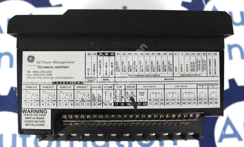 MMII-PD-1-2-120 GE Multilin Intelligent MCC Controller MM2 Motor Manag – Automation Industrial