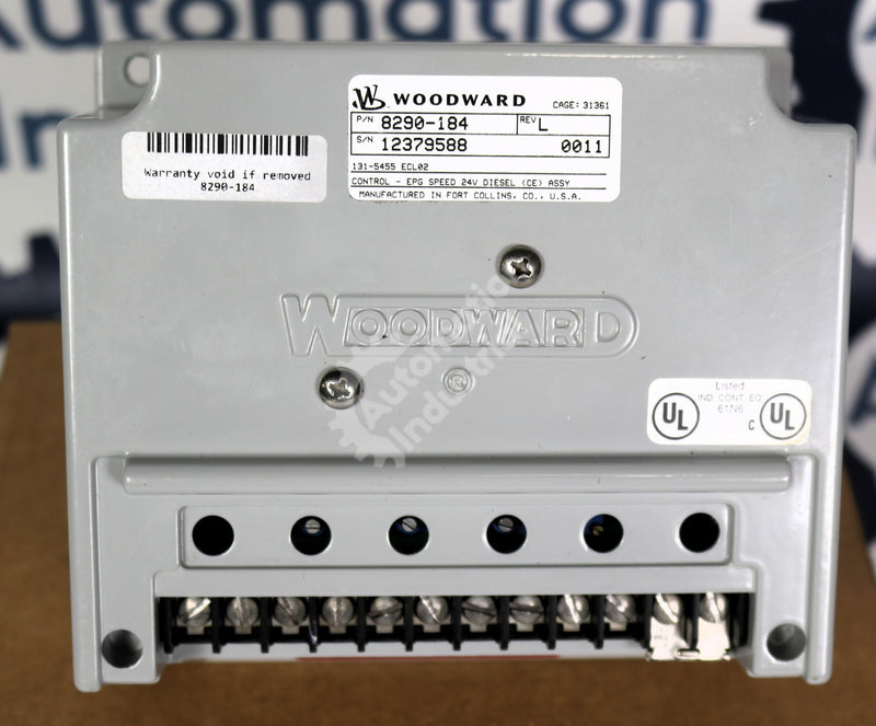 8290-184 by Woodward Electronically Powered Governor EPG Series ...