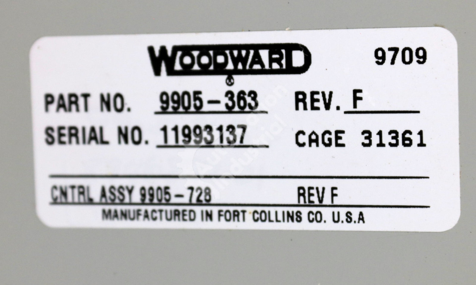 9905-363 by Woodward Configurable 3 Phase AC Generator DSLC New Surplu ...