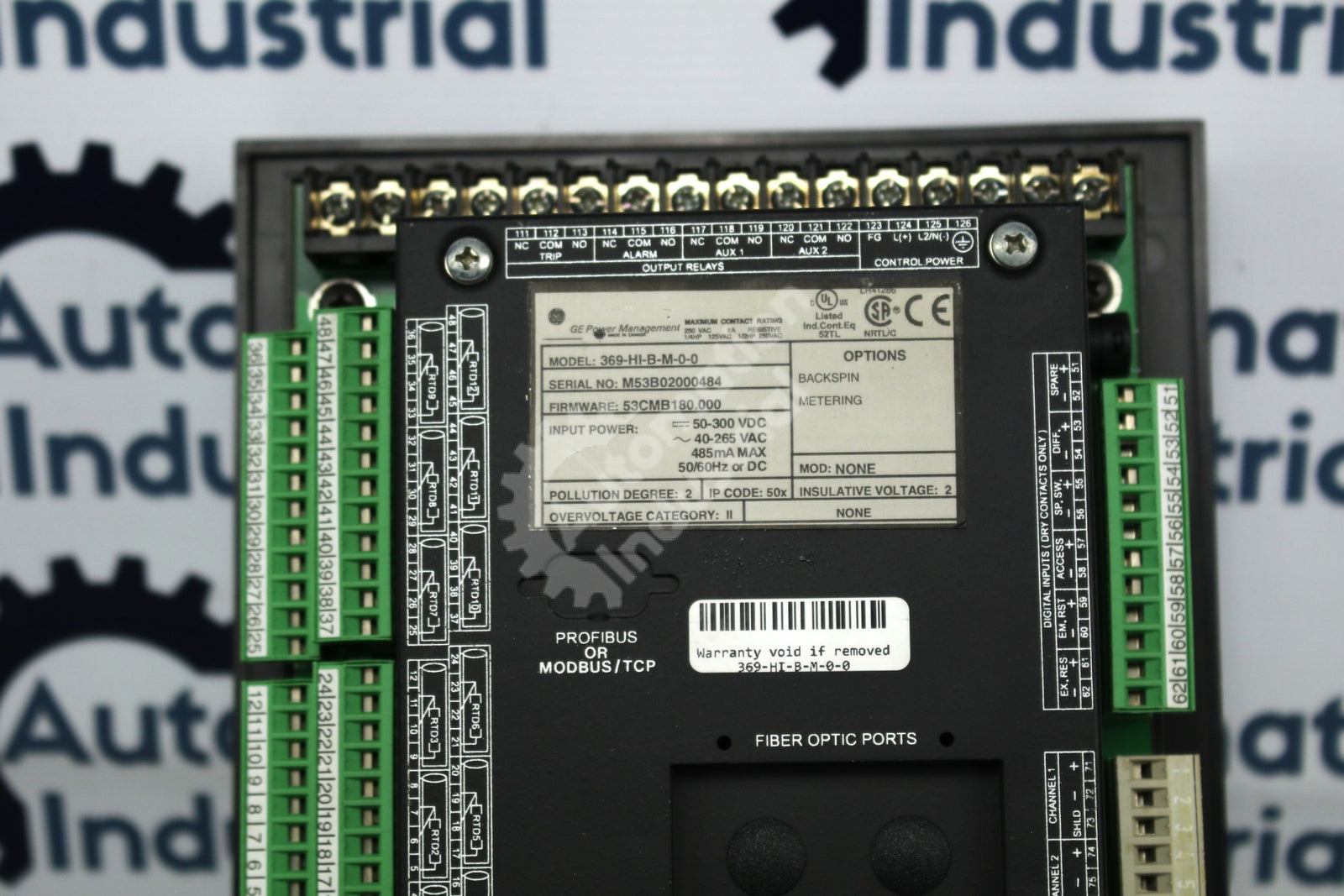 GE Multilin 369-HI-B-M-0-0 Motor Management Relay – Automation Industrial