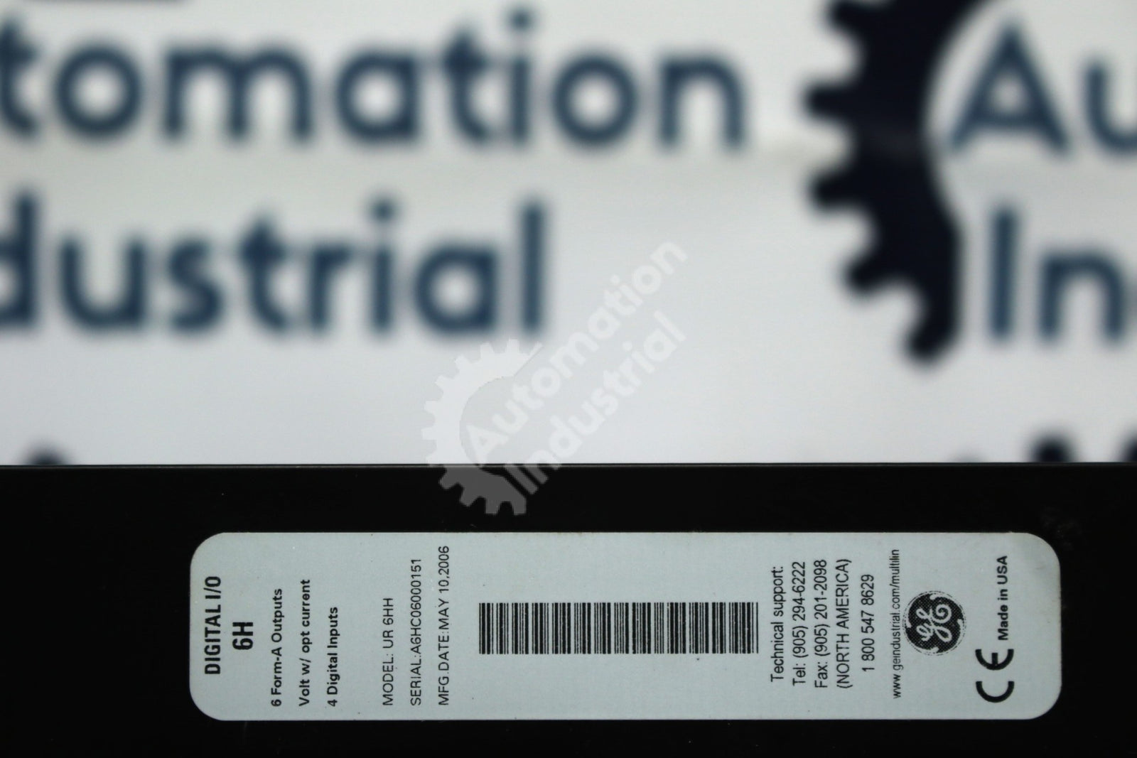 GE Multilin UR RHH UR-RHH Universal Relay Digital I/O Module ...